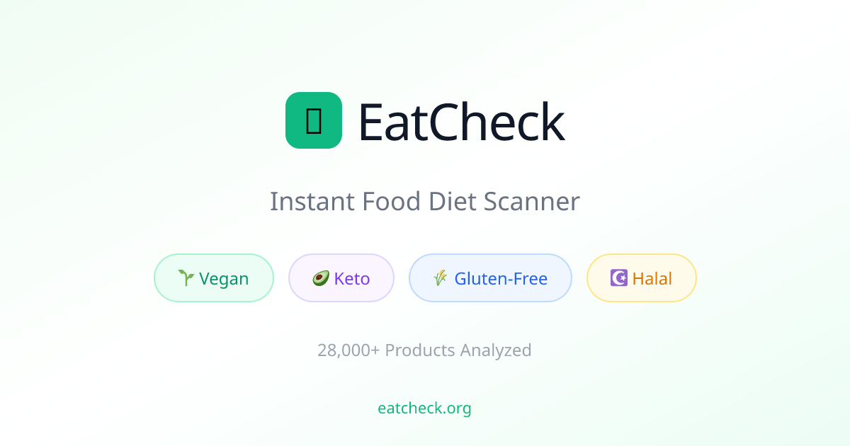 EatCheck - Instant Food Diet Scanner